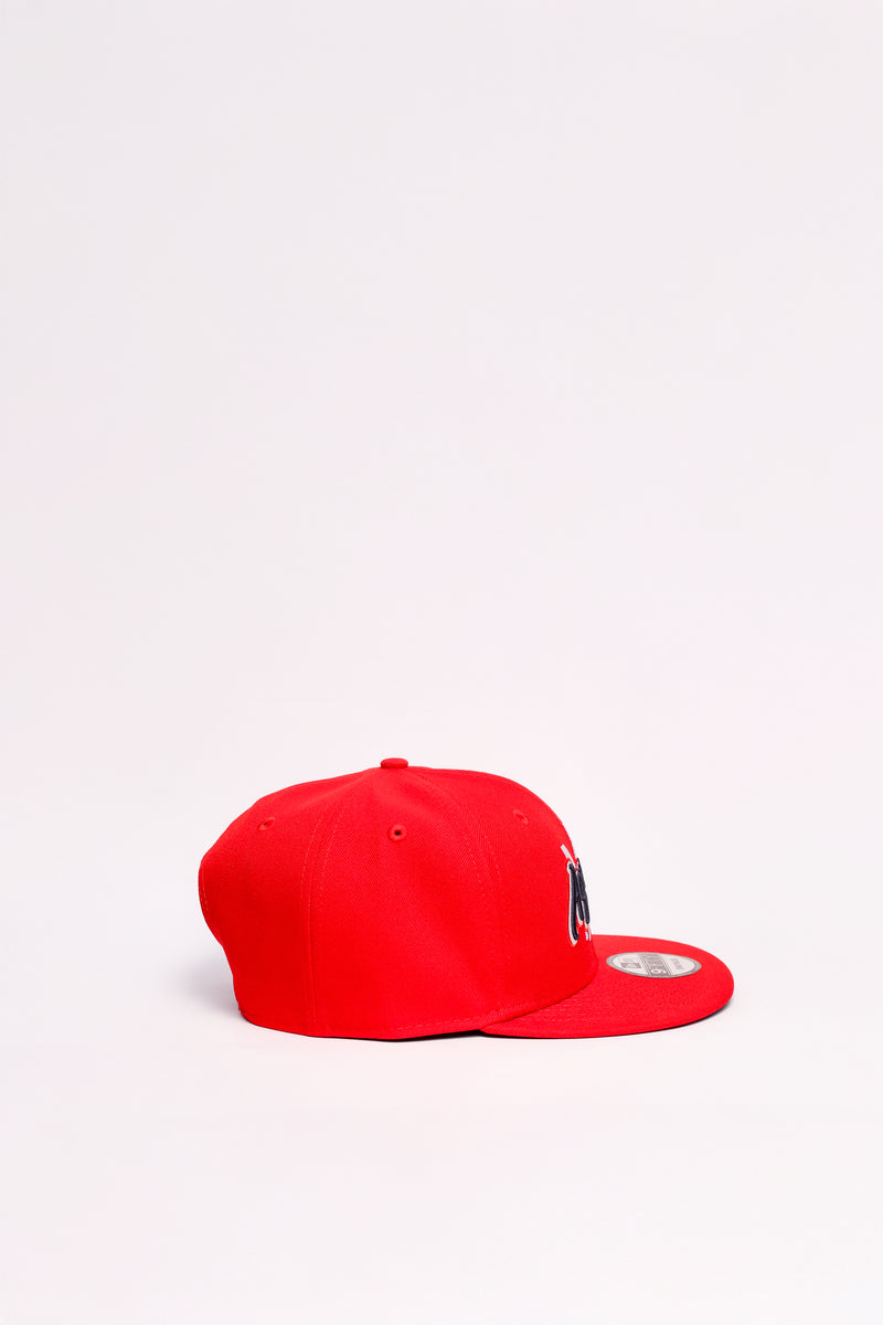 Gorra New Era 9/50 Águilas de Mexicali Doble Logo Aguilas AM Rojo 2025 ...