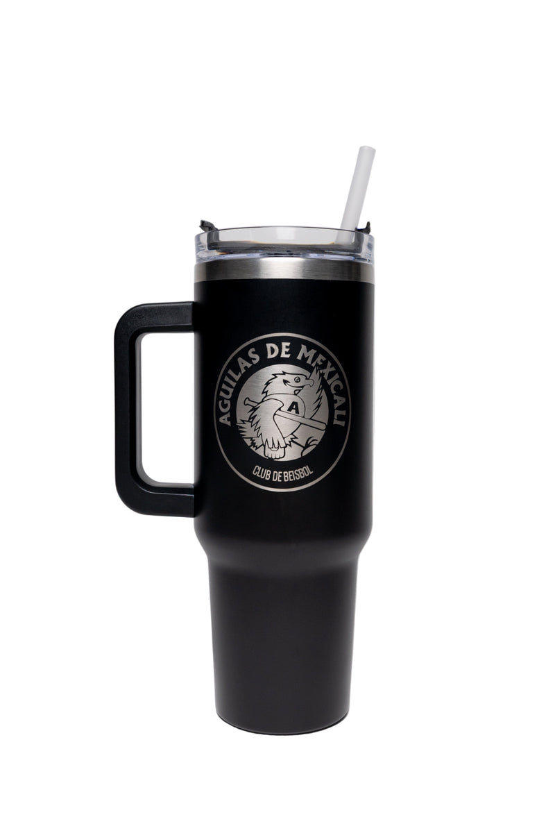 Termo Negro Logo Oficial 40oz – Tienda Águilas
