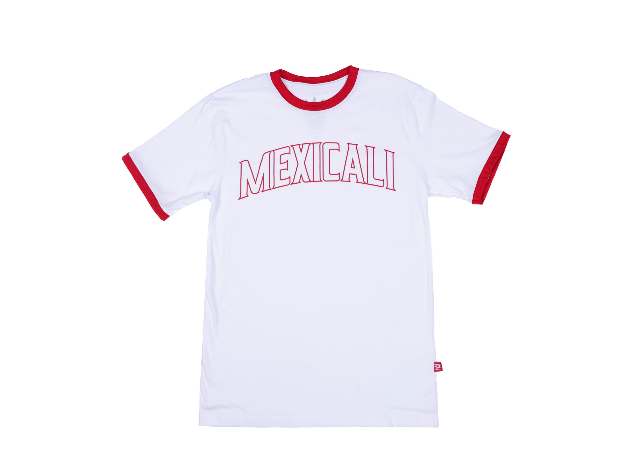 Playera Blanco/Rojo Mexicali Manga Corta – Tienda Águilas